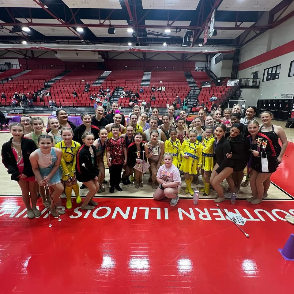 Victory Star Twirlers compete in Shooting Star Baton Competition