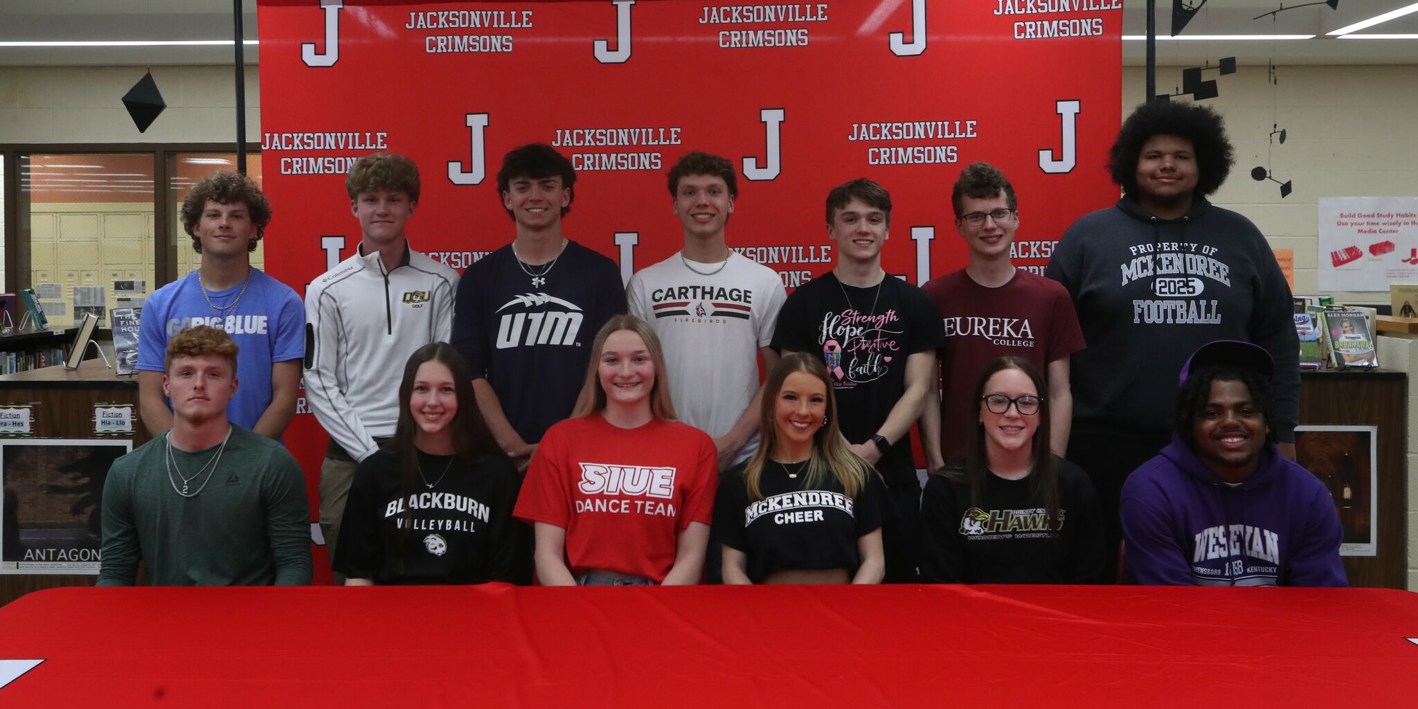 Jacksonville High School honors student-athlete college signees