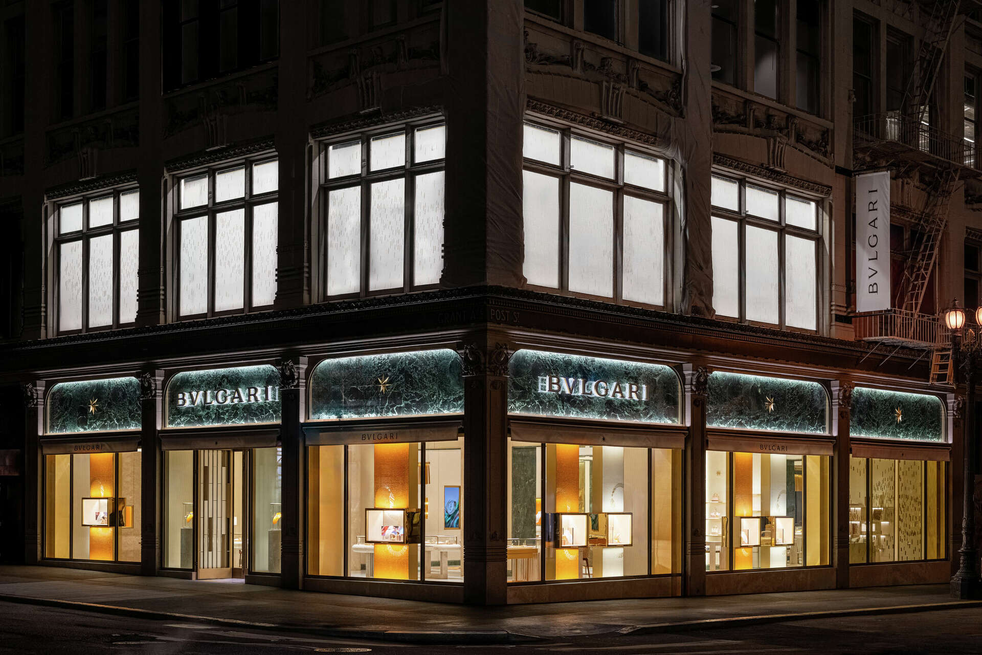 As others flee Union Square, Bulgari opens new flagship store