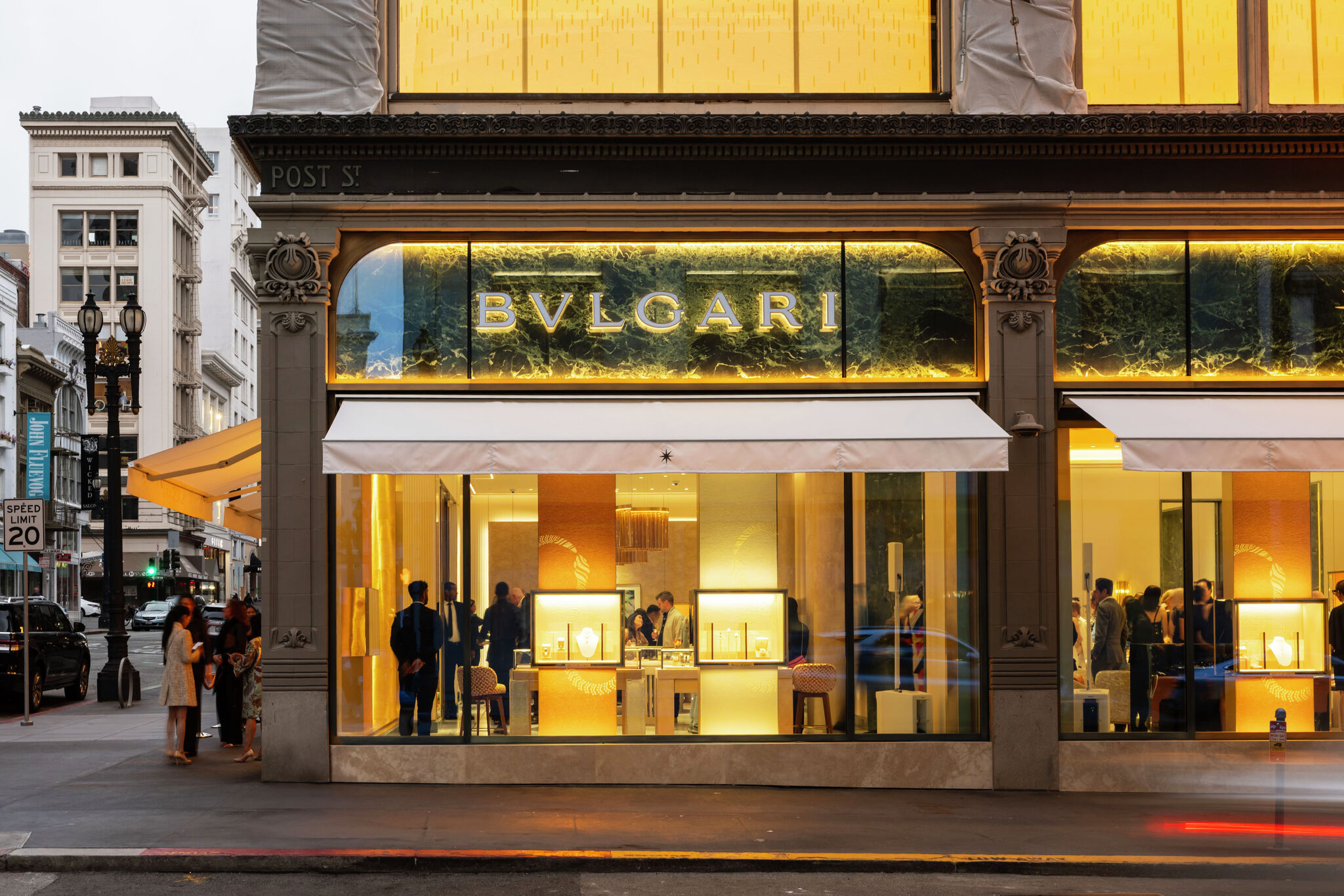 As others flee Union Square, Bulgari opens new flagship store