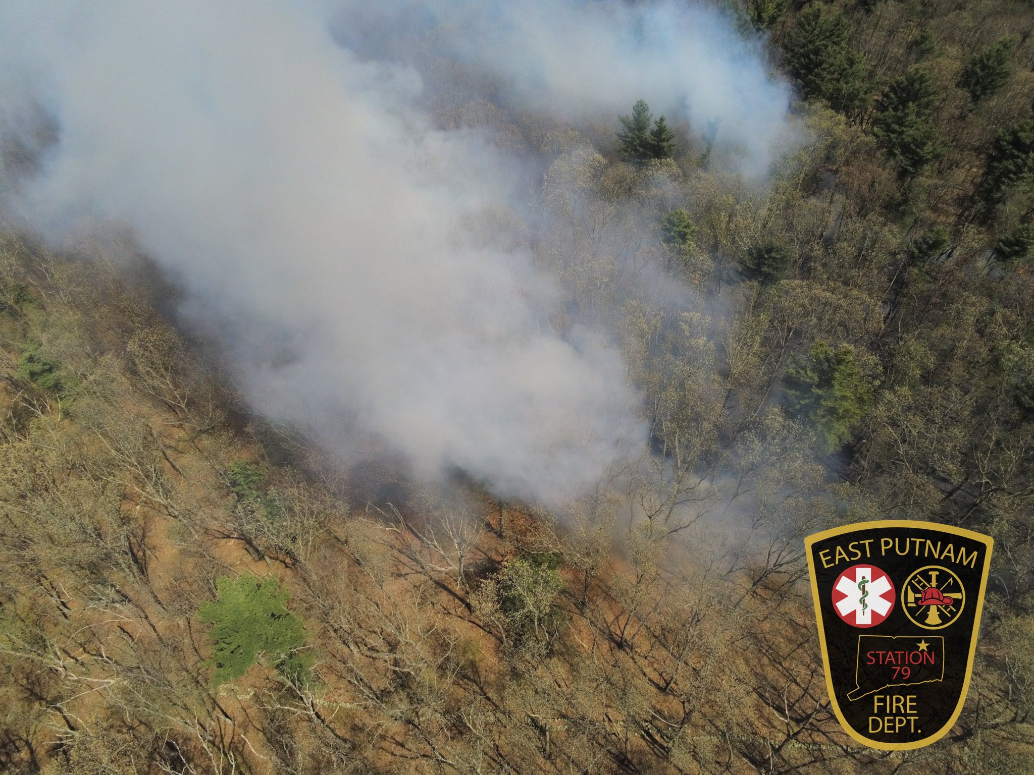 Putnam brush fire burned nearly four acres Tuesday, officials say