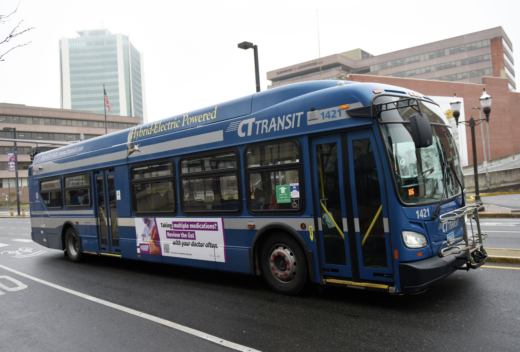 CT Transit bus hit by projectile in Hartford, likely not gunfire: Cops