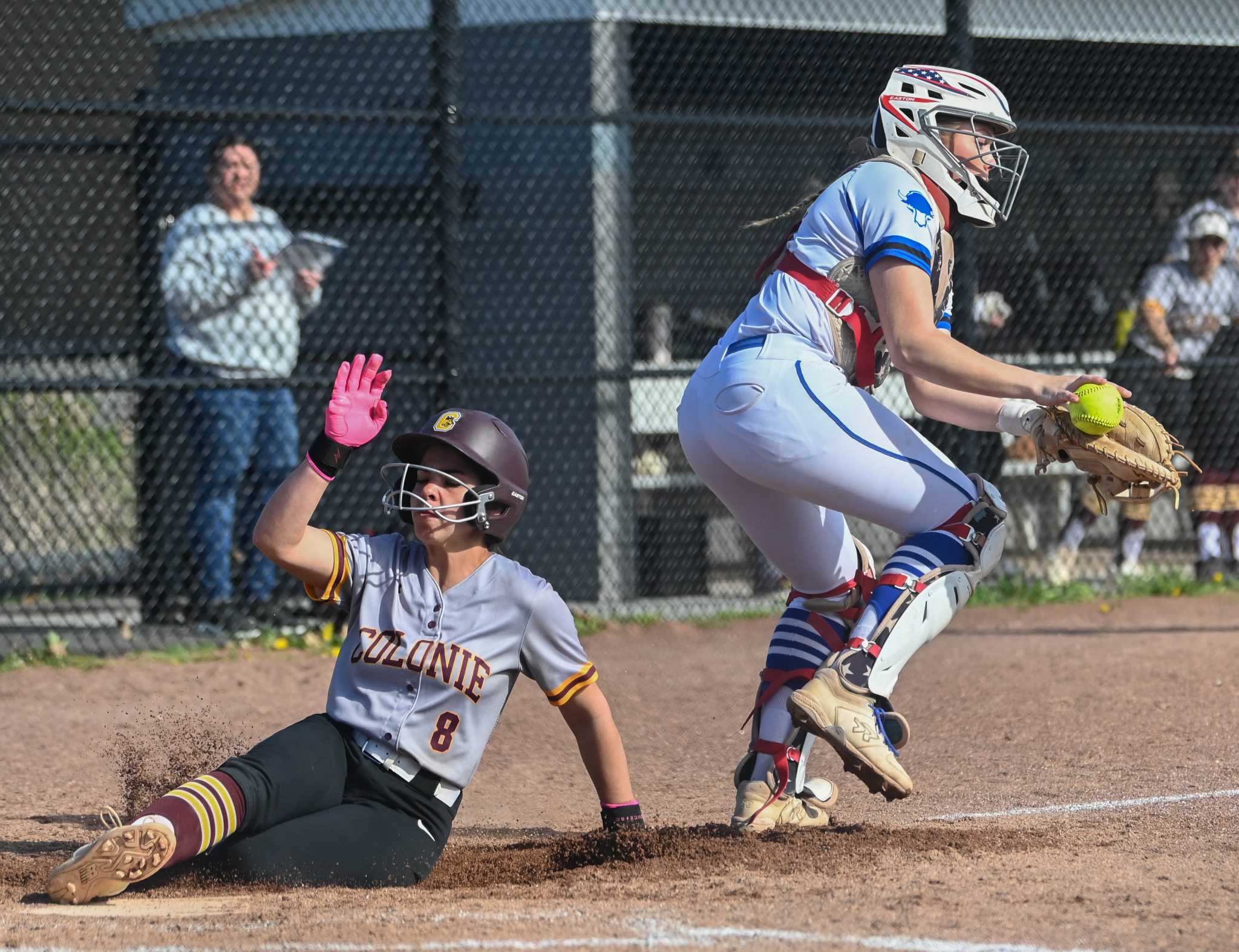 Colonie softball beats Shaker in Suburban Council