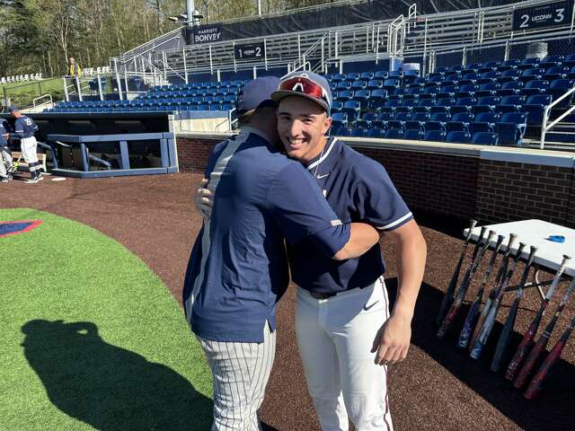 Best friends making impact for UConn, URI baseball teams