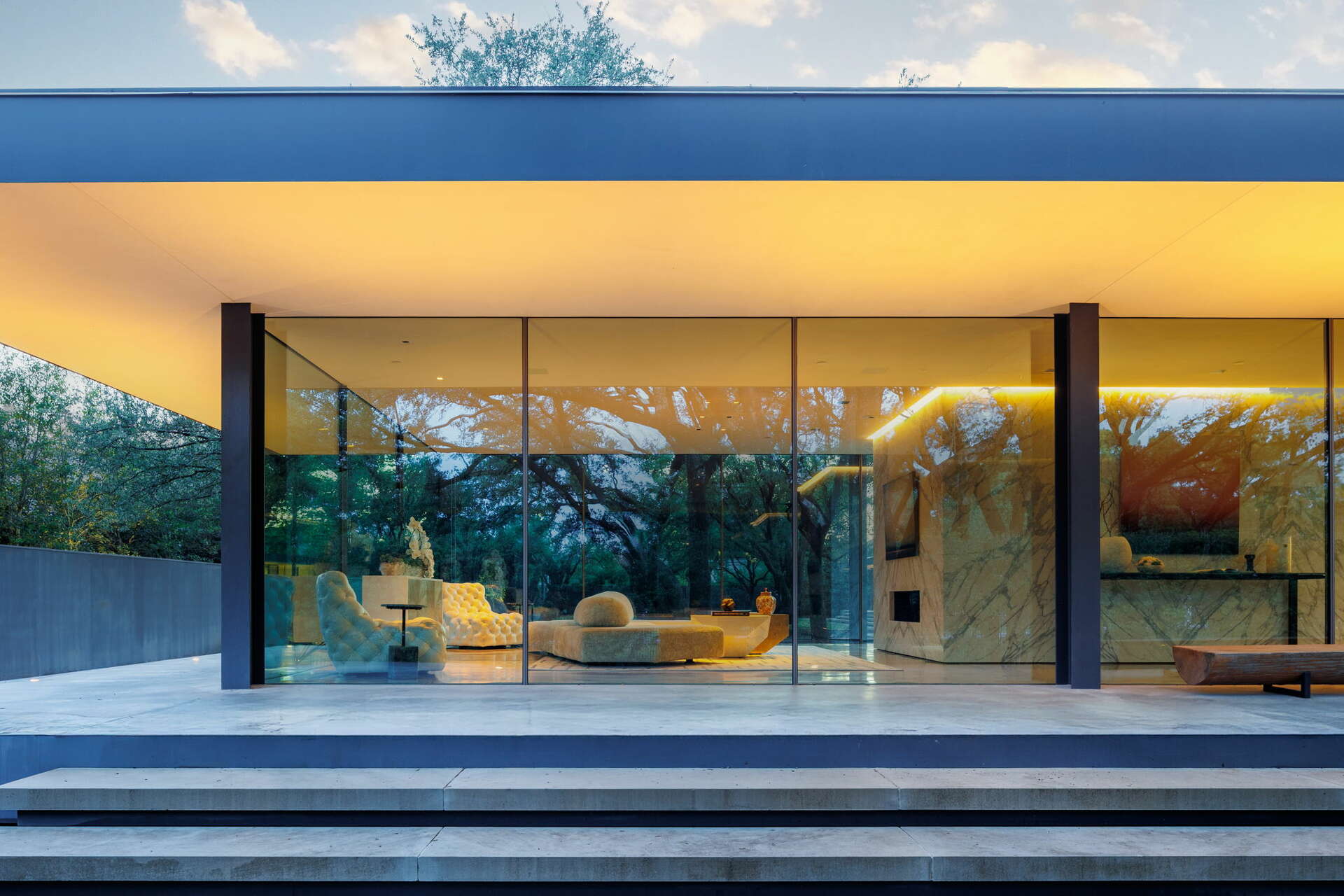 Sleek modern estate in elite Texas enclave lists for $8.9M