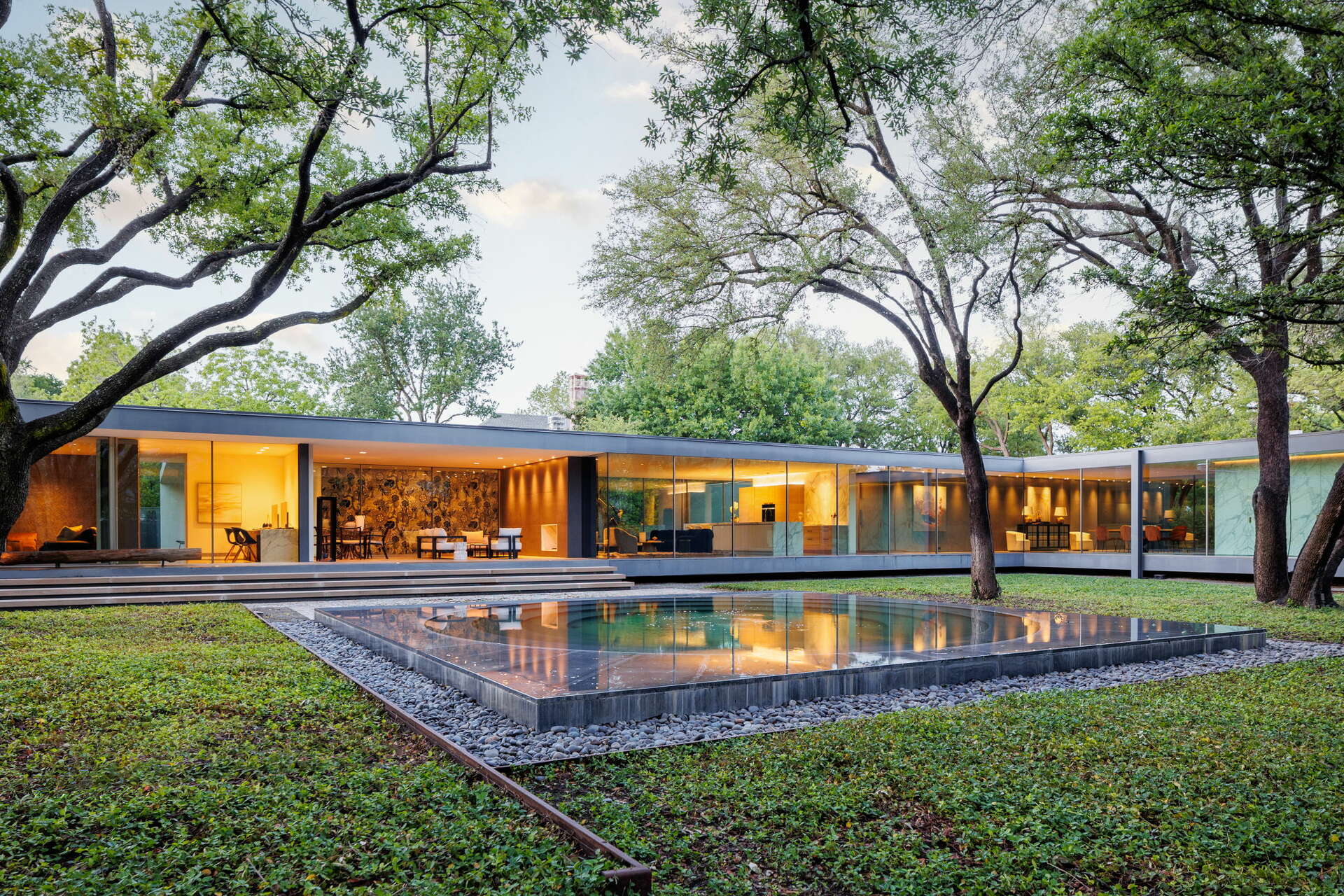 Sleek modern estate in elite Texas enclave lists for $8.9M