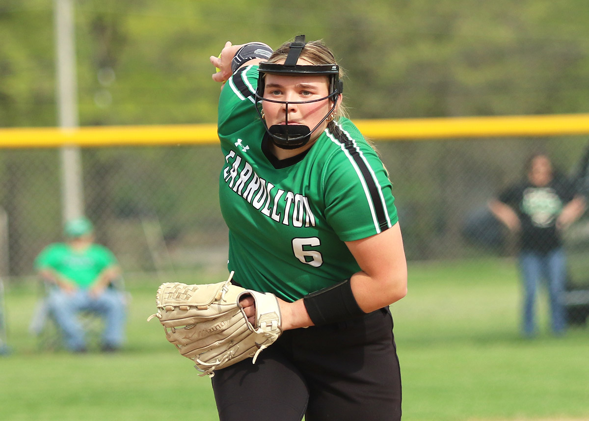THURSDAY SOFTBALL: Uhles hits two HRs, breaks Carrollton record in win