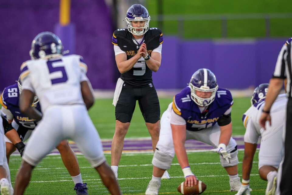 Jared Verse makes appearance at UAlbany football Spring Game