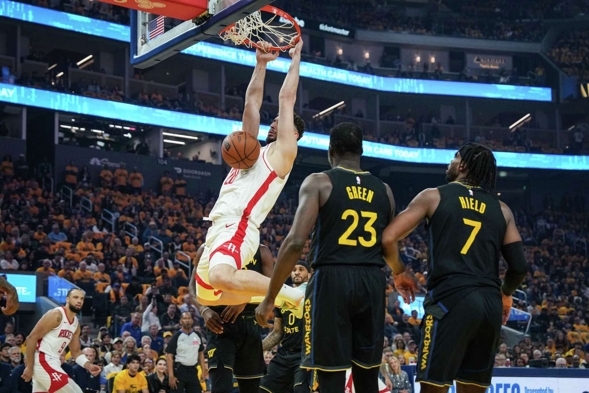 Rockets' Steven Adams' presence wrecks Warriors' offense in Game 6