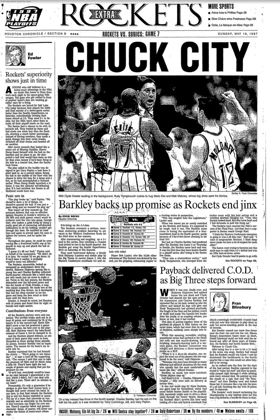 Houston Rockets' Game 7 history ahead of final showdown vs. Warriors