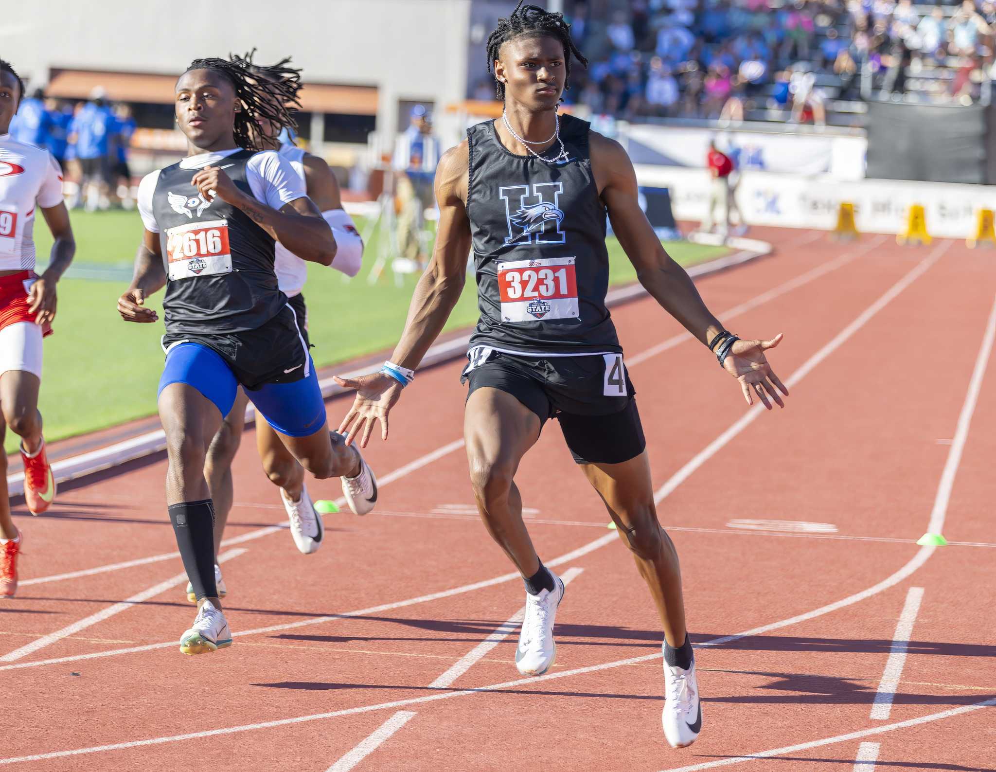Harlan's Tate Taylor sets national track record at the UIL state meet