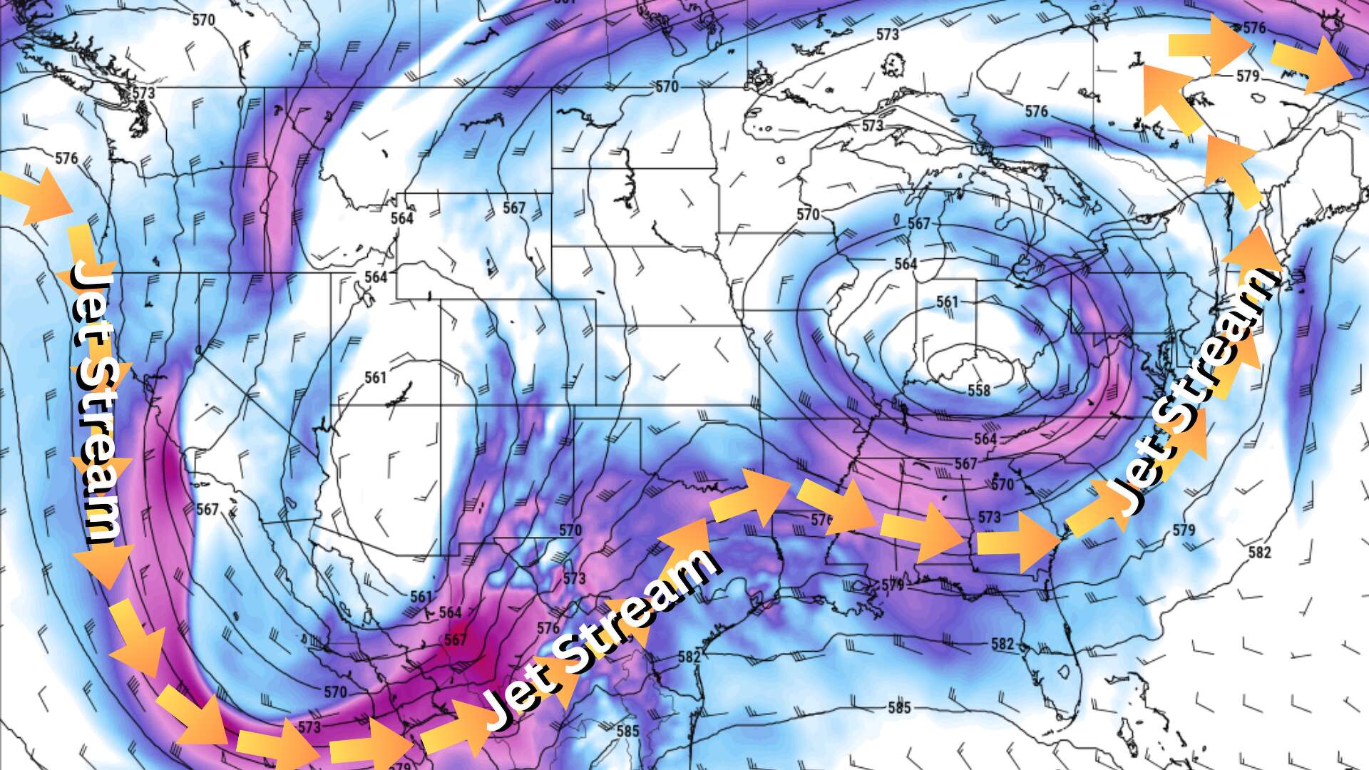 Texas is at the center of an unusual weather pattern this week