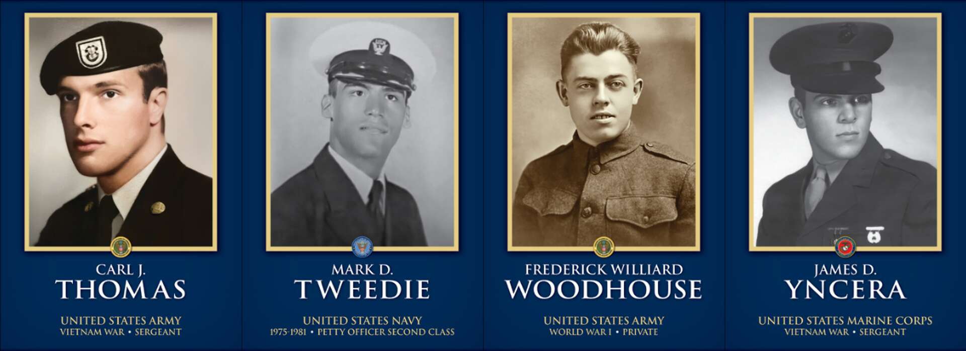 Manchester veterans honored with banners as Memorial Day approaches