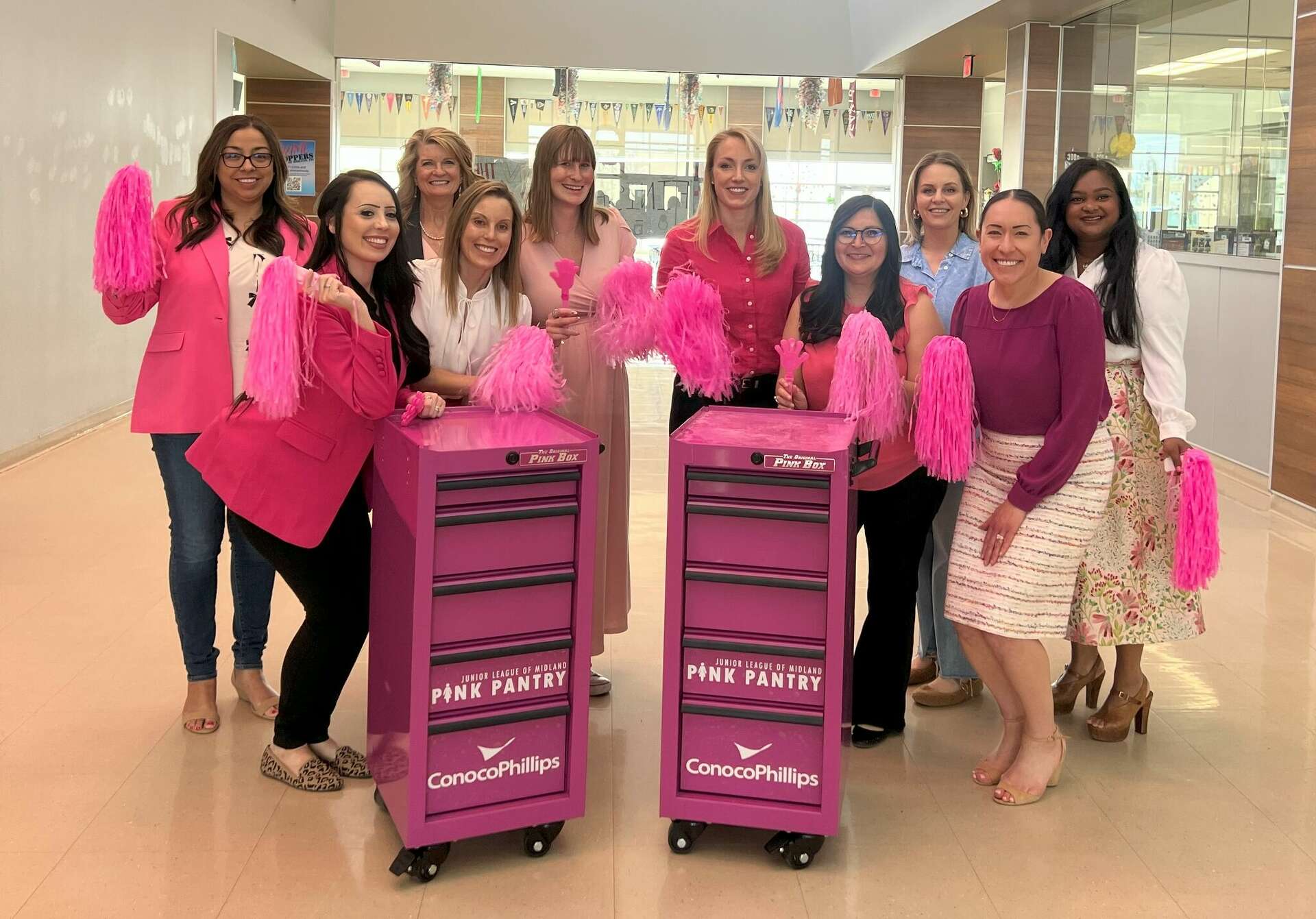 ConocoPhillips grant expands Pink Pantry program to Greenwood ISD