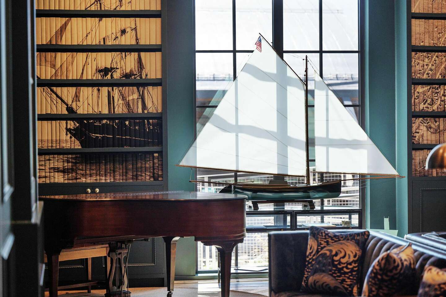 Inside the new Delamar Mystic, a boutique hotel with seafaring history