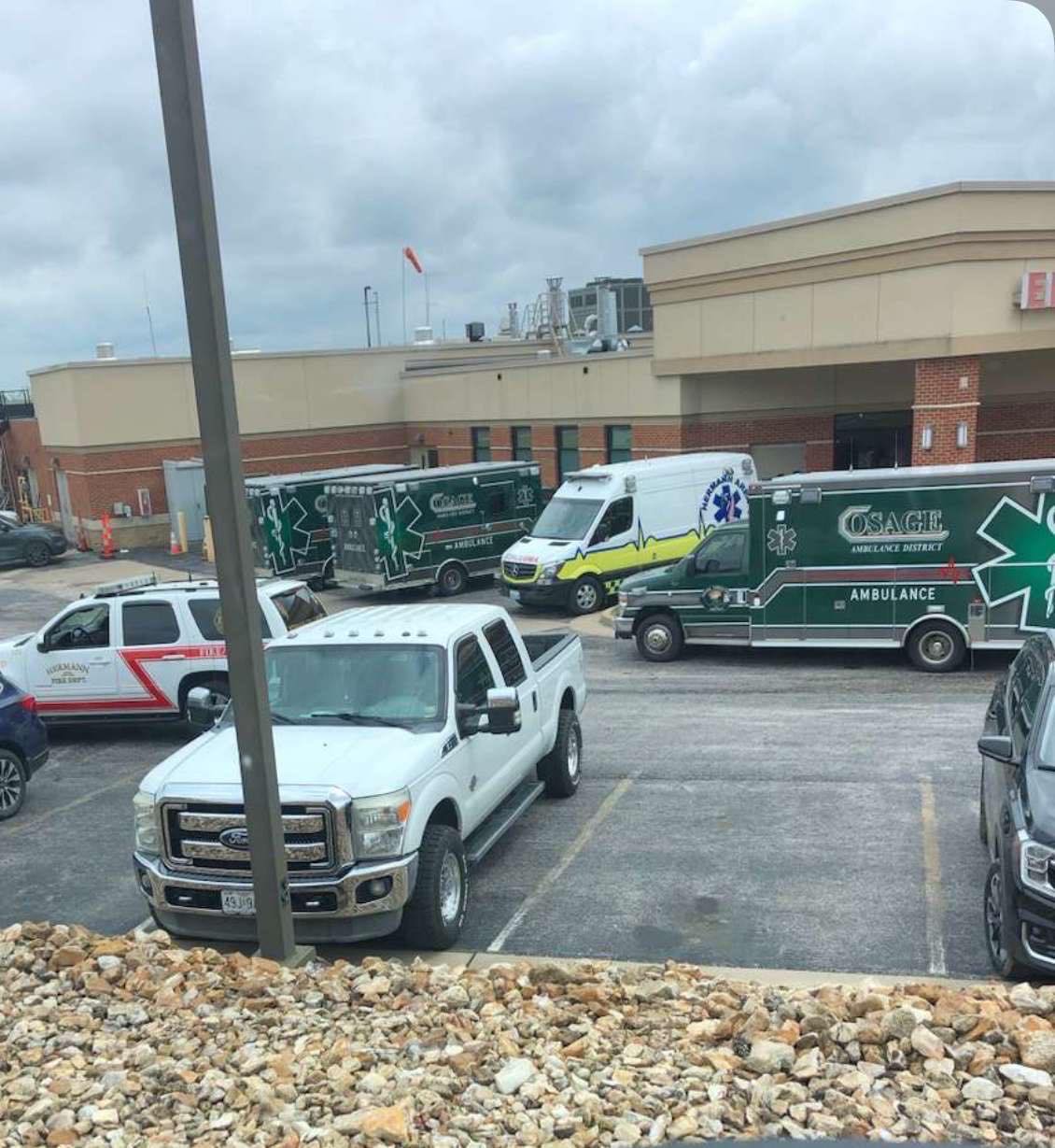 David Goins celebrates re-election win at Alton event