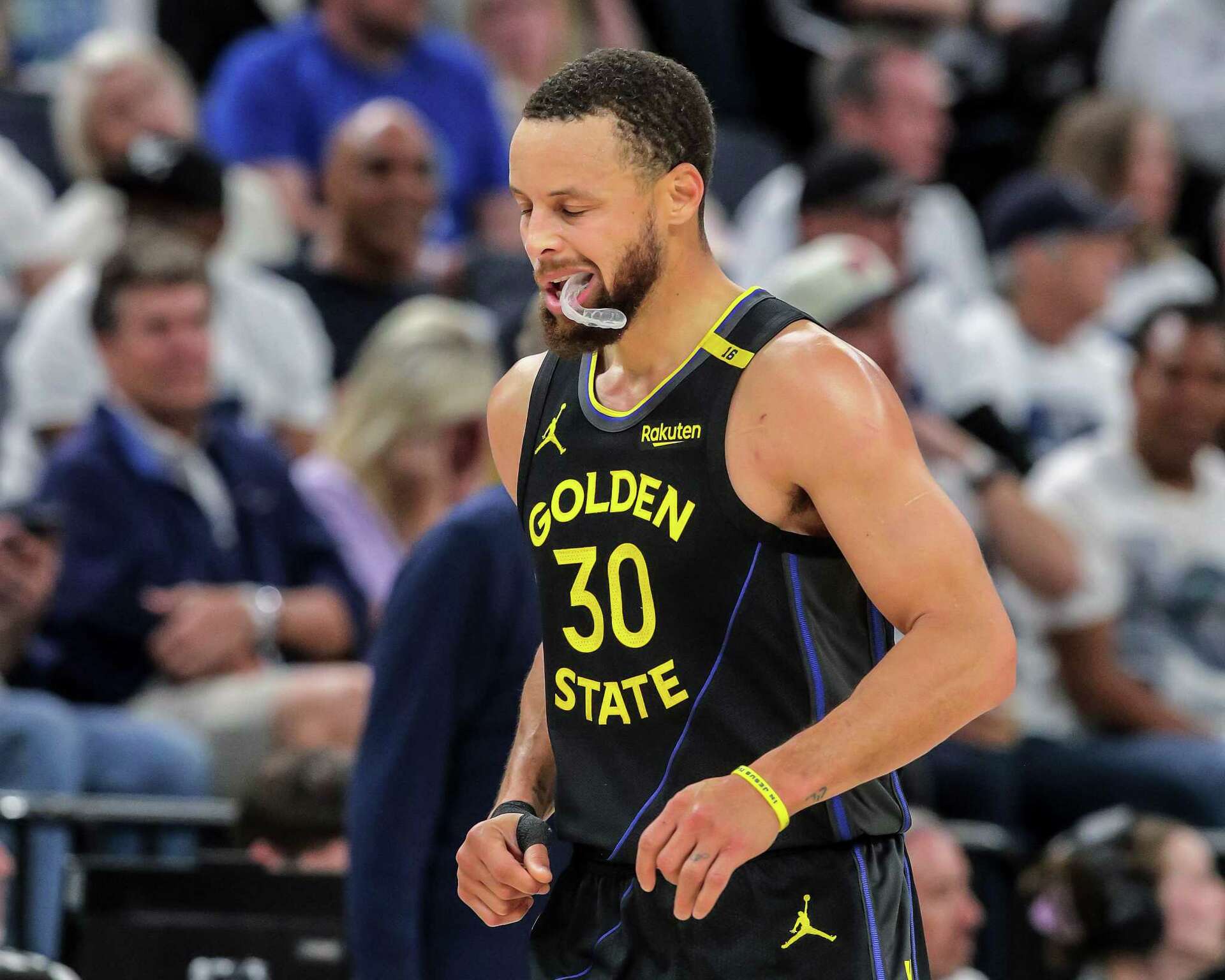 Steph Curry’s playoff status in doubt after left hamstring injury