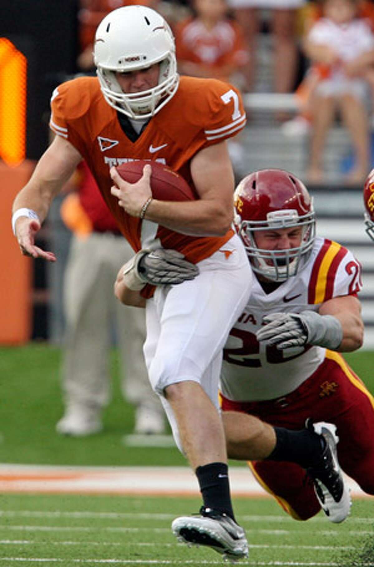 Gilbert pleased to be back in saddle as Mustangs' QB