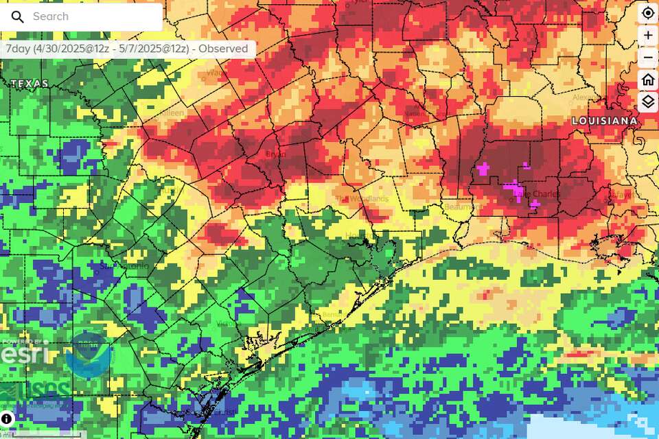 Heaviest rainfall moves away from Houston: Where is rain likely?