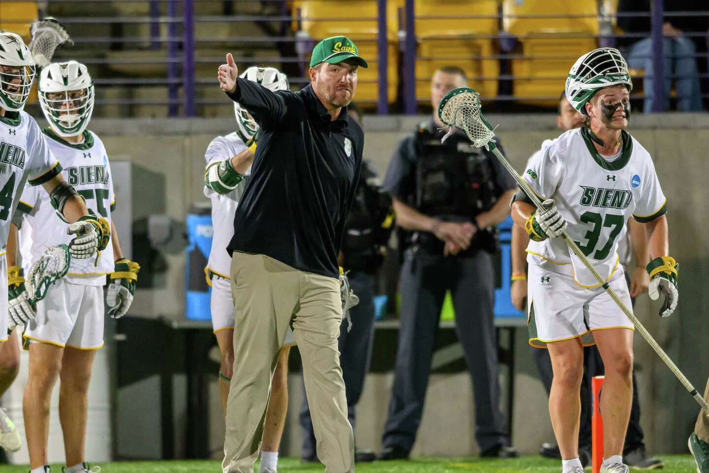 Siena lacrosse coach Gleason hospitalized after serious accident