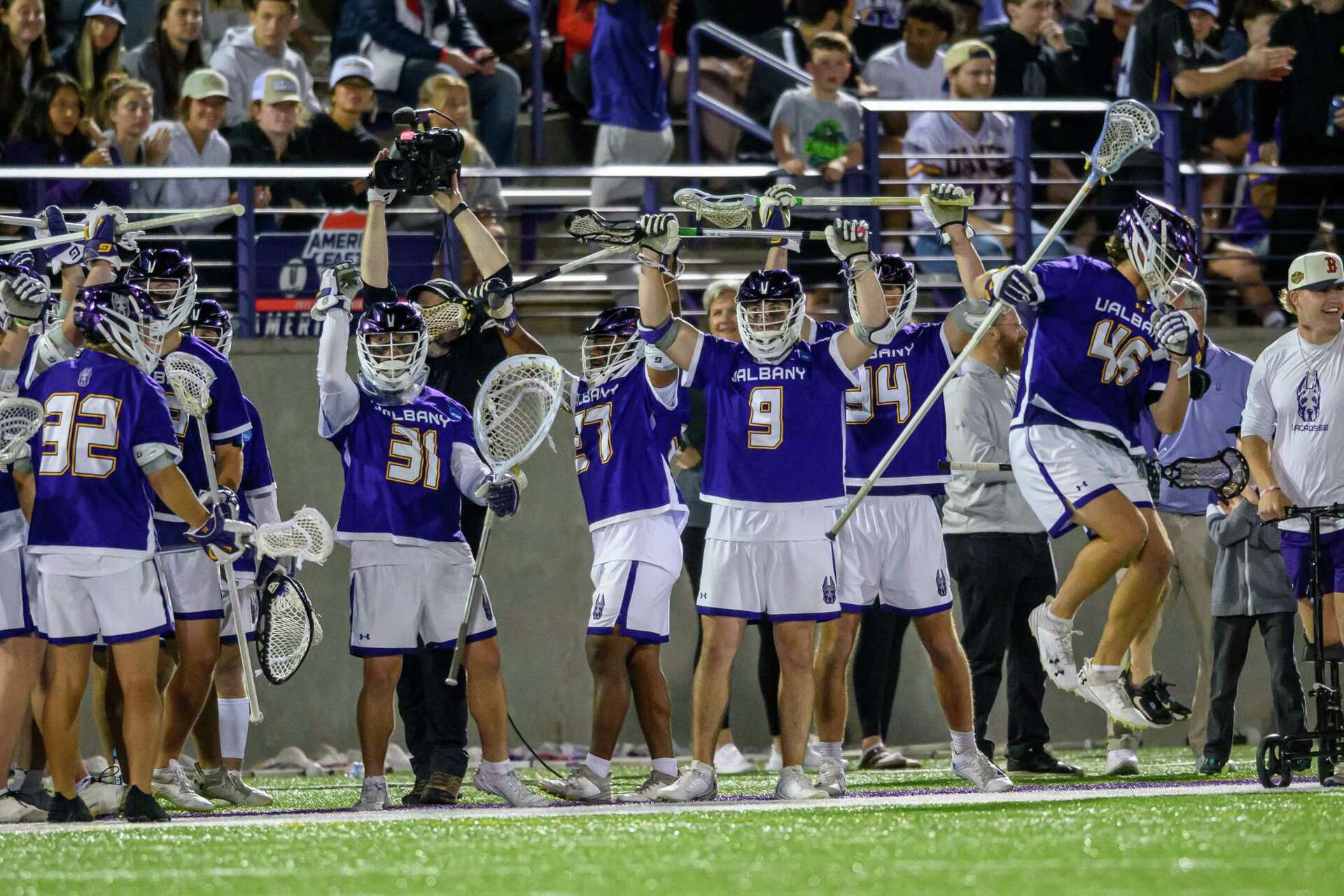 UAlbany men's lacrosse holds off Siena for NCAA Tournament win