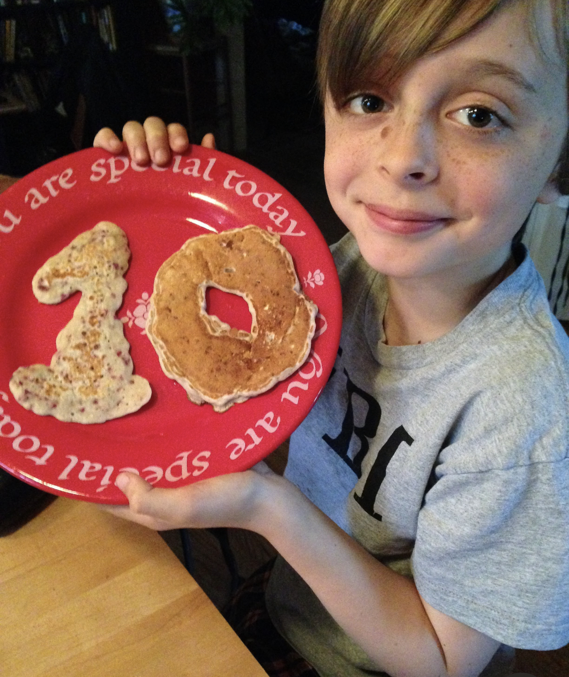 Caroline Barrett celebrates son's 21st birthday with smoked ribs, cake