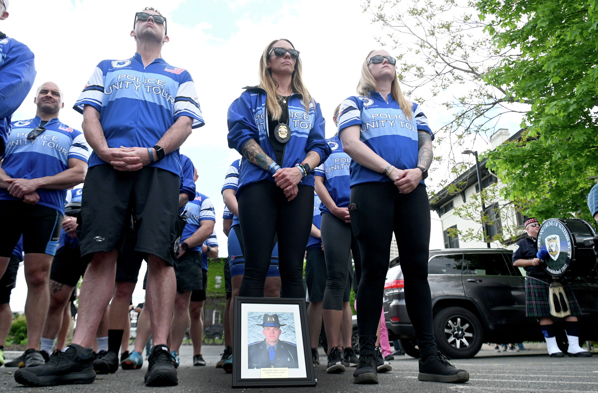 Vigil, motorcade honors fallen CT trooper on anniversary of death