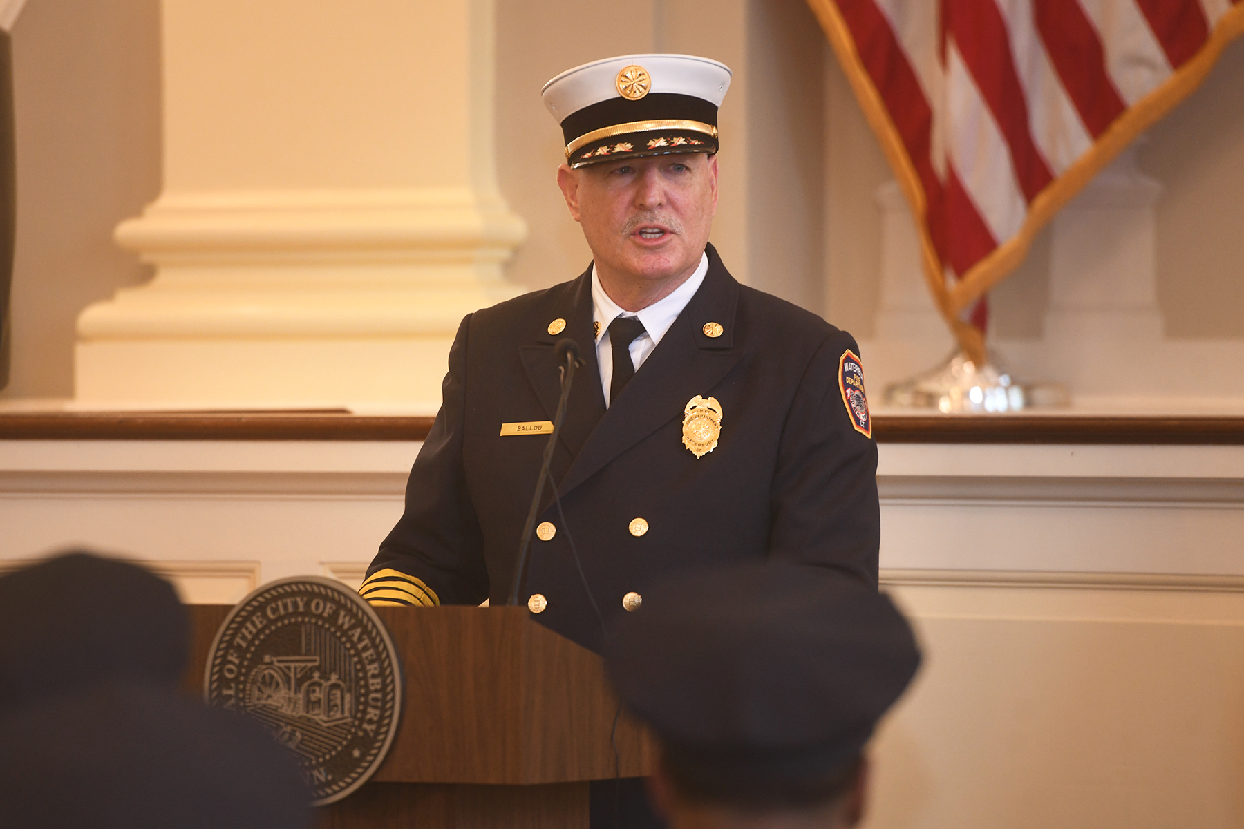 Waterbury seeks new fire chief after Terry Ballou’s retirement