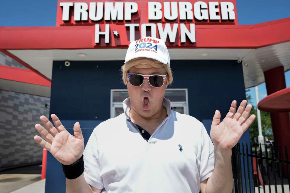 Trump Burger opens in Houston with drive-thru and Trump impersonator