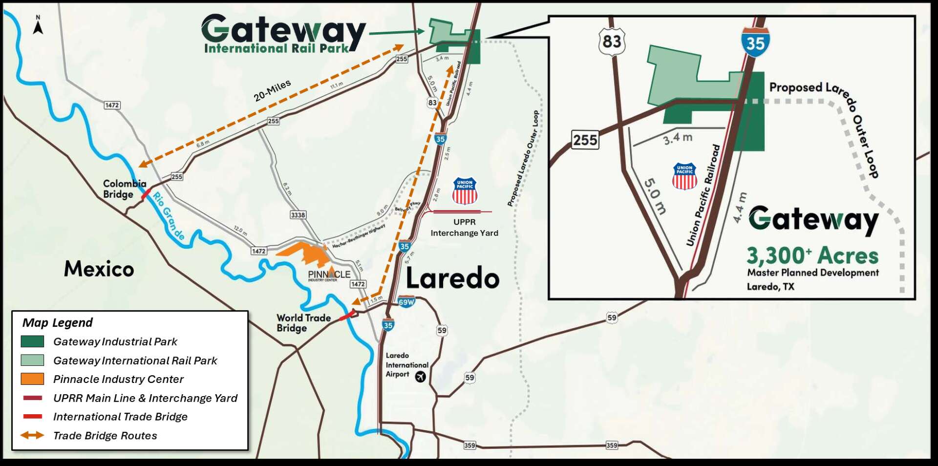 Gateway Rail Industrial Park launching in Laredo with new firm