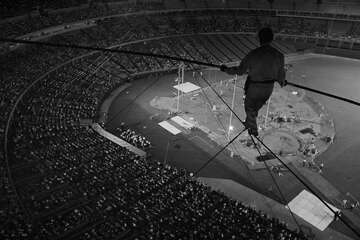 Busch Stadium II, home of the St. Louis Cardinals, opened May 12, 1966