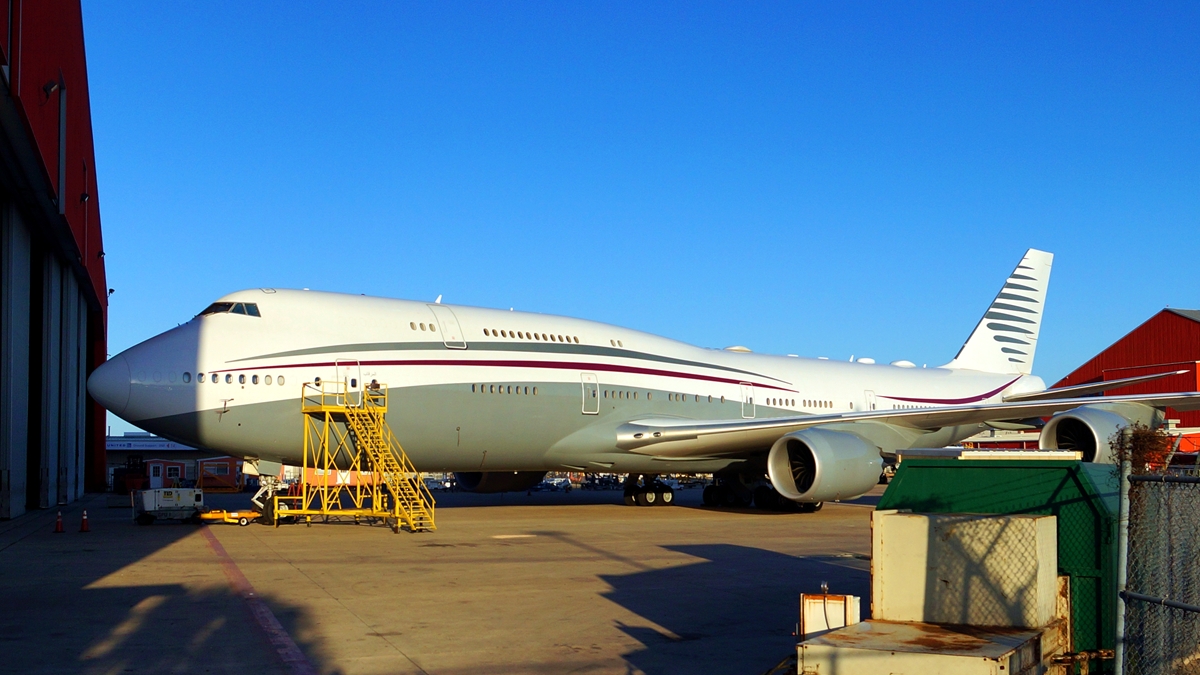 Trump's $400M Qatar jet spotted at San Antonio airport