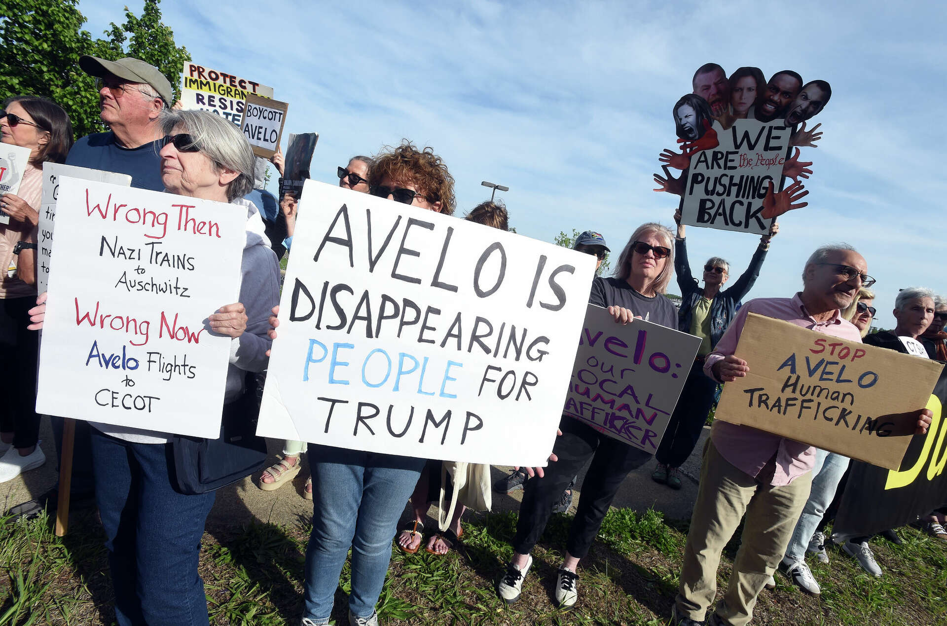 National group targets Avelo deportation flights amid Tweed protests