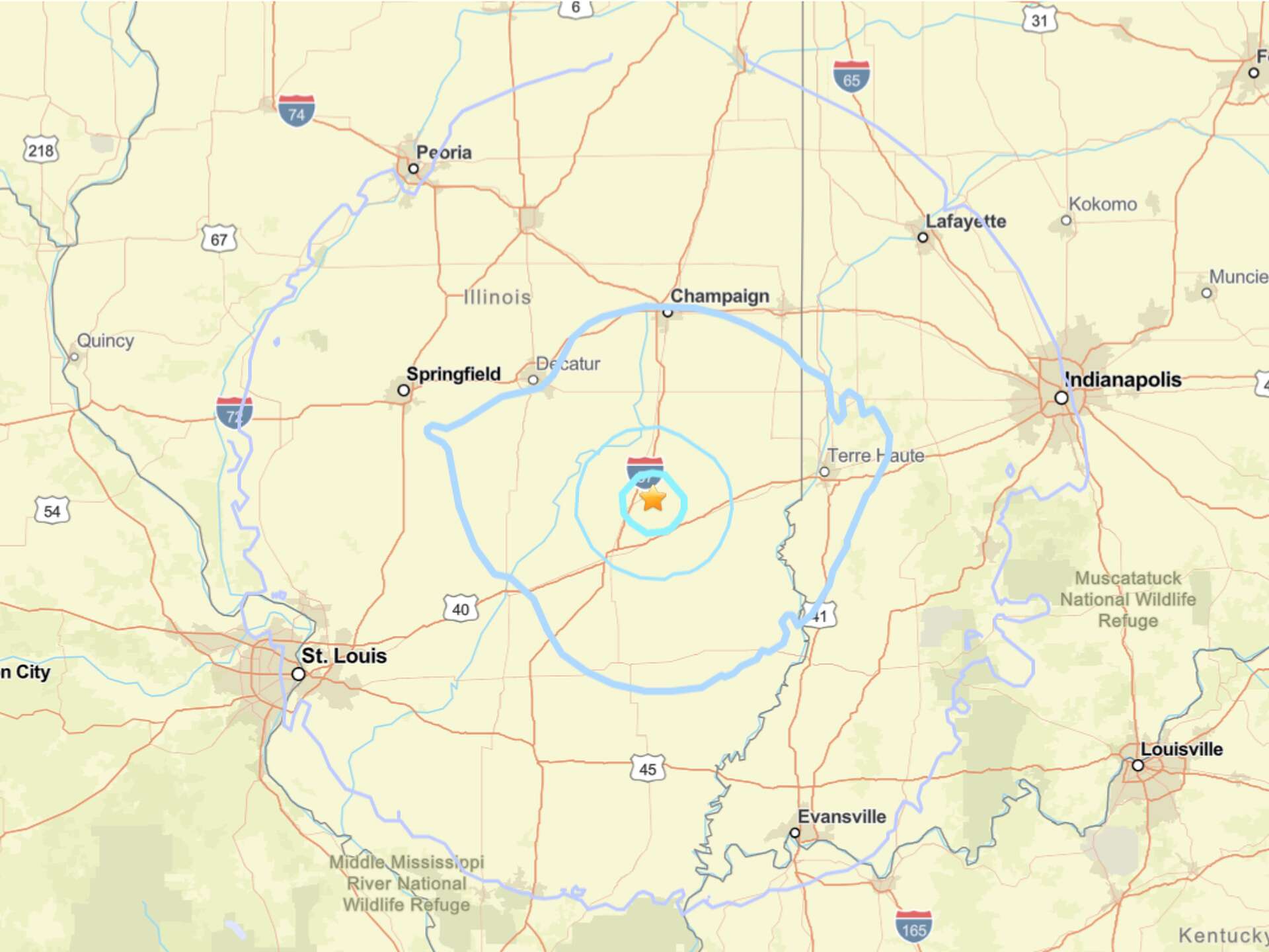3.3 magnitude earthquake shakes Southeast Illinois Monday night