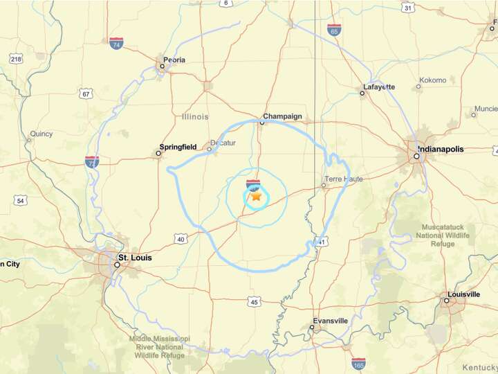 3.3 magnitude earthquake shakes Southeast Illinois Monday night
