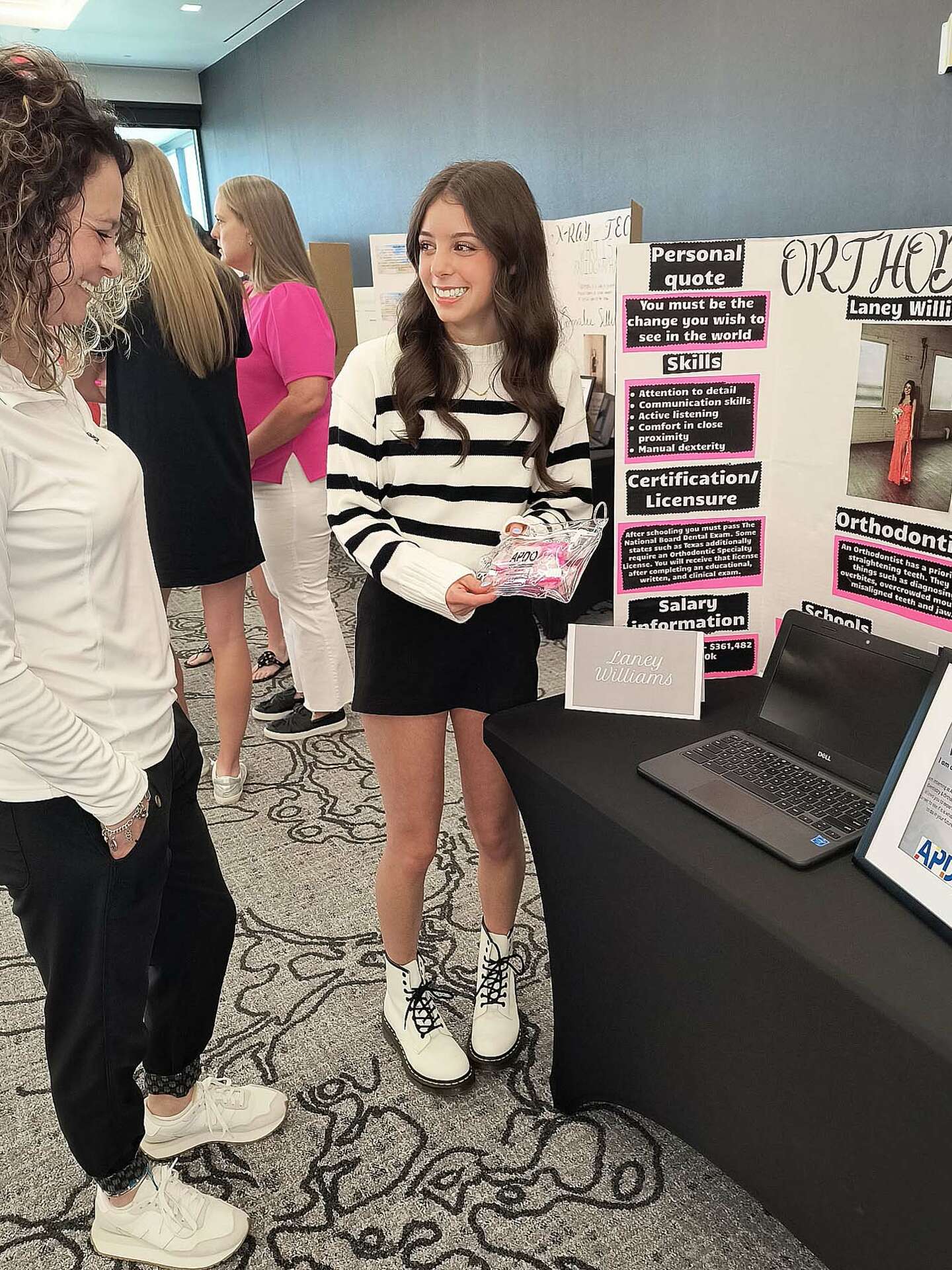 Canyon ISD seniors showcase their career projects at mentor luncheon