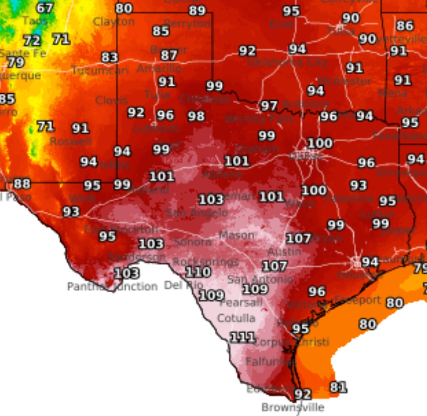 Record high temperatures in Laredo forecast for five straight days