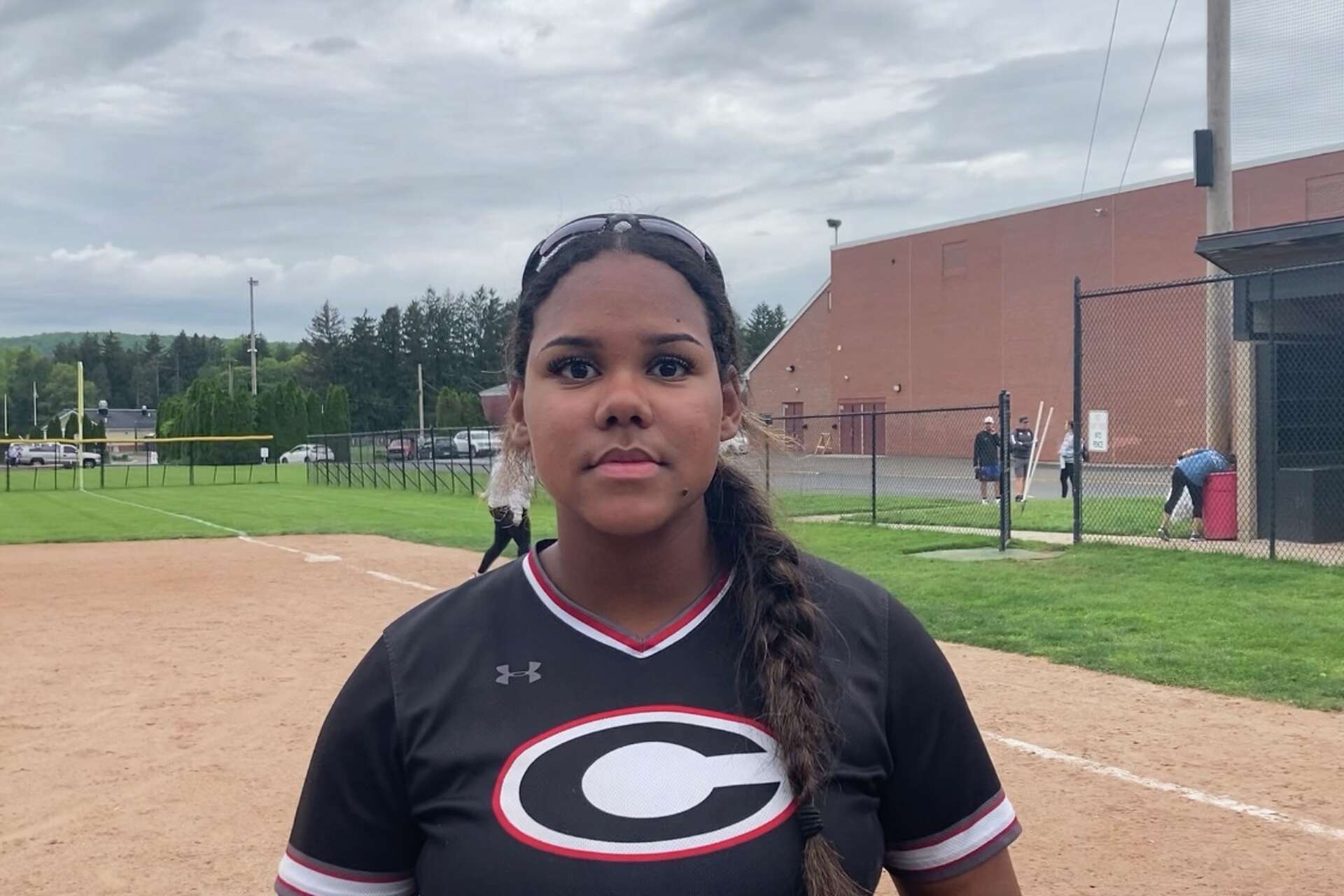Tai Byrd's two-run home run helps Cheshire softball defeat Amity