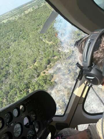 Fredericksburg grass fire continues to burn, 55% contained