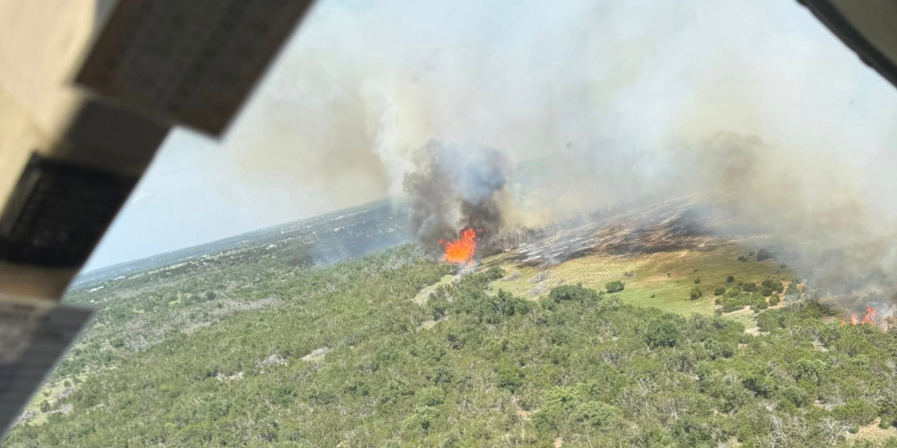 Fredericksburg grass fire continues to burn, 55% contained