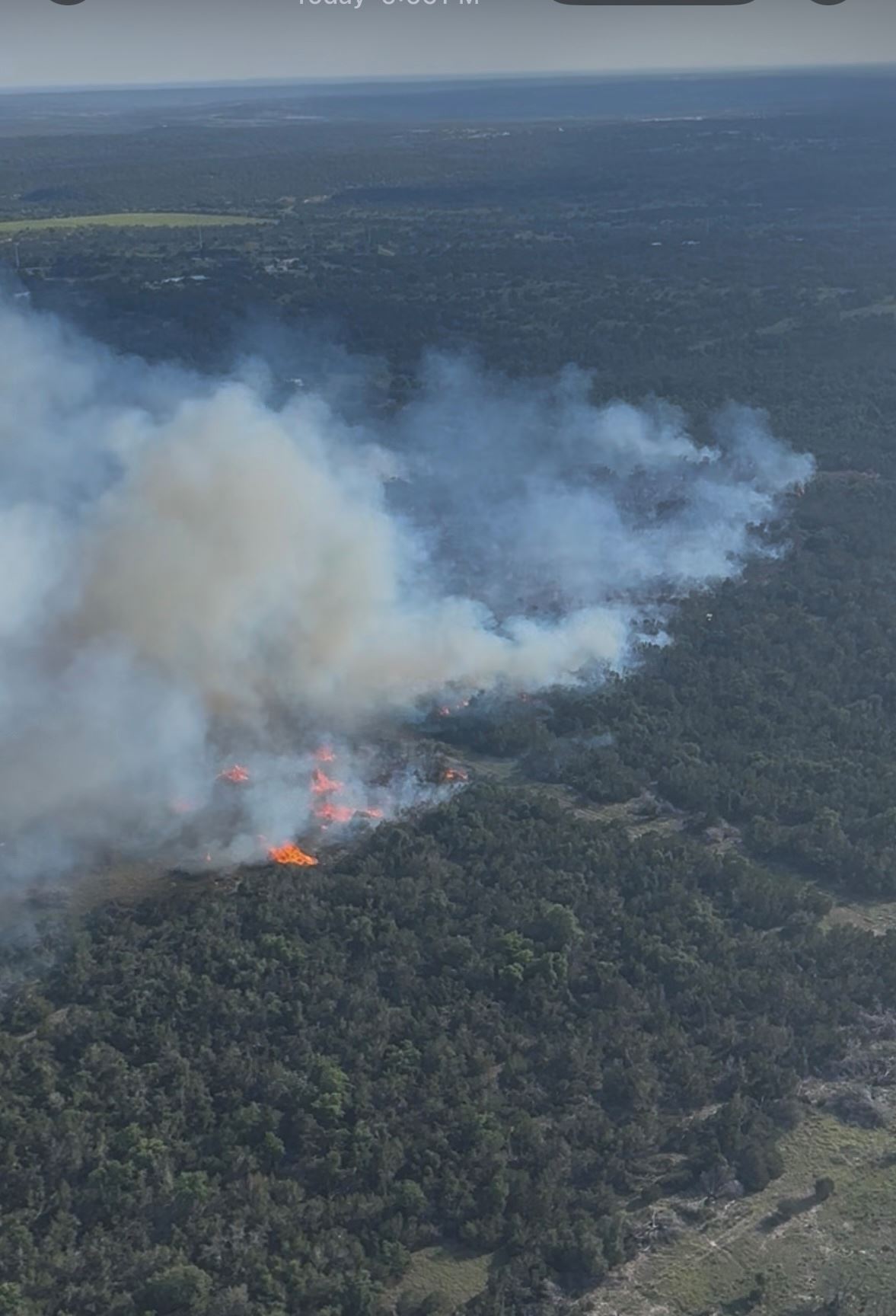 Fire officials identify cause of 80-acre Hill Country grass fire