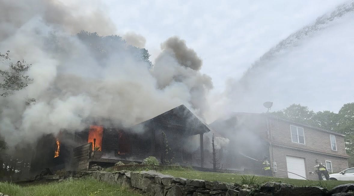 Ledyard fire on Lambtown road destroys home, kills pet, chief says