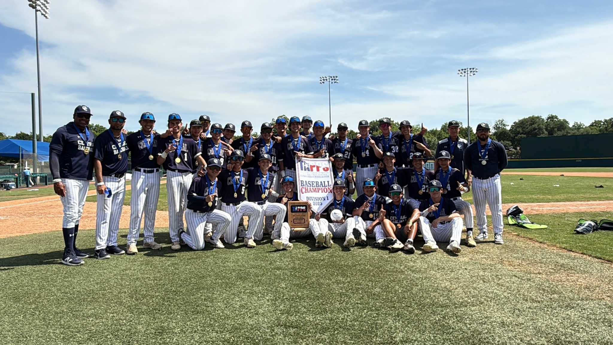 Central Catholic baseball wins second TAPPS state title in a row