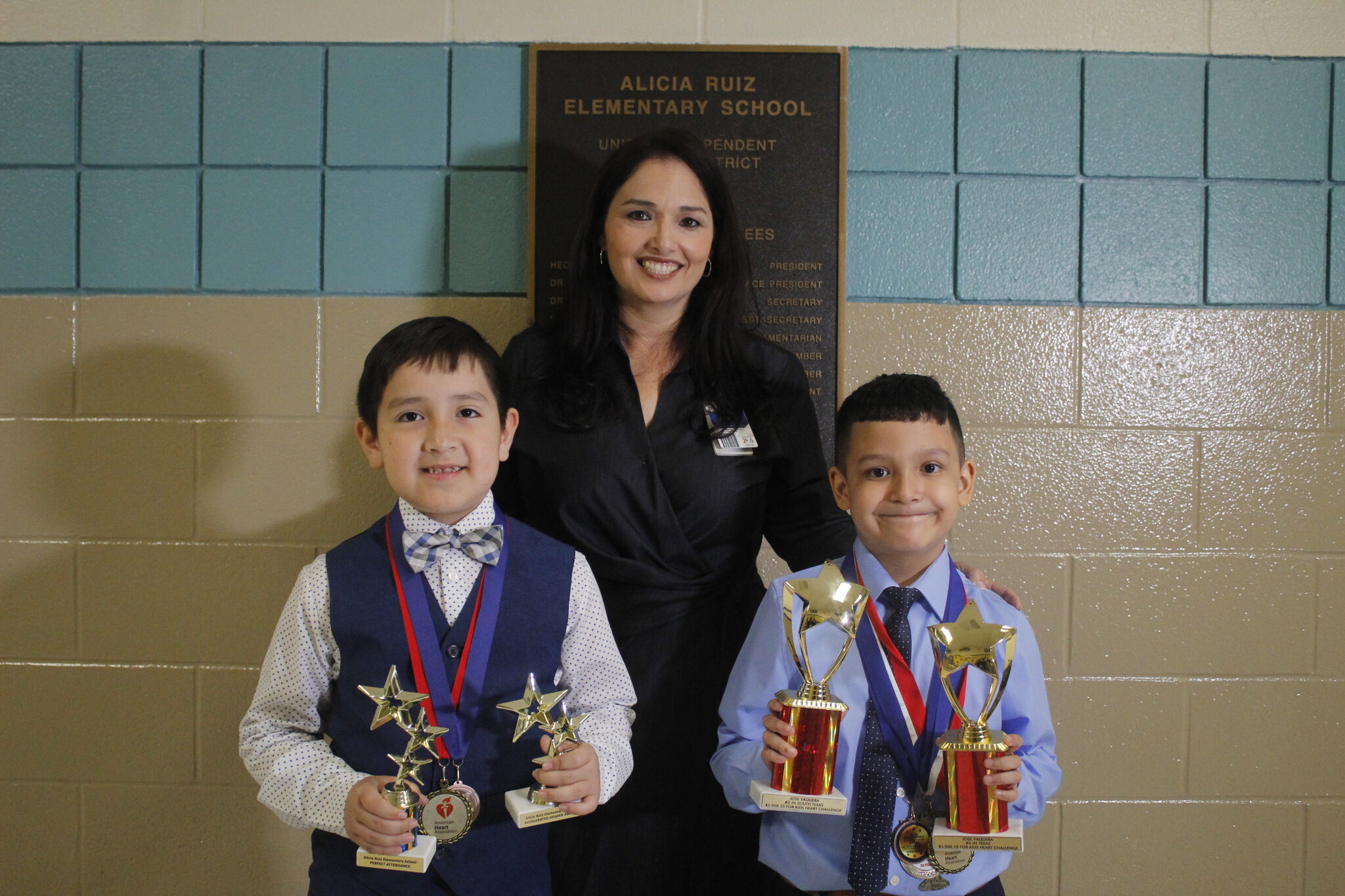 Ruiz student duo honored for top South Texas Kids Heart Challenge