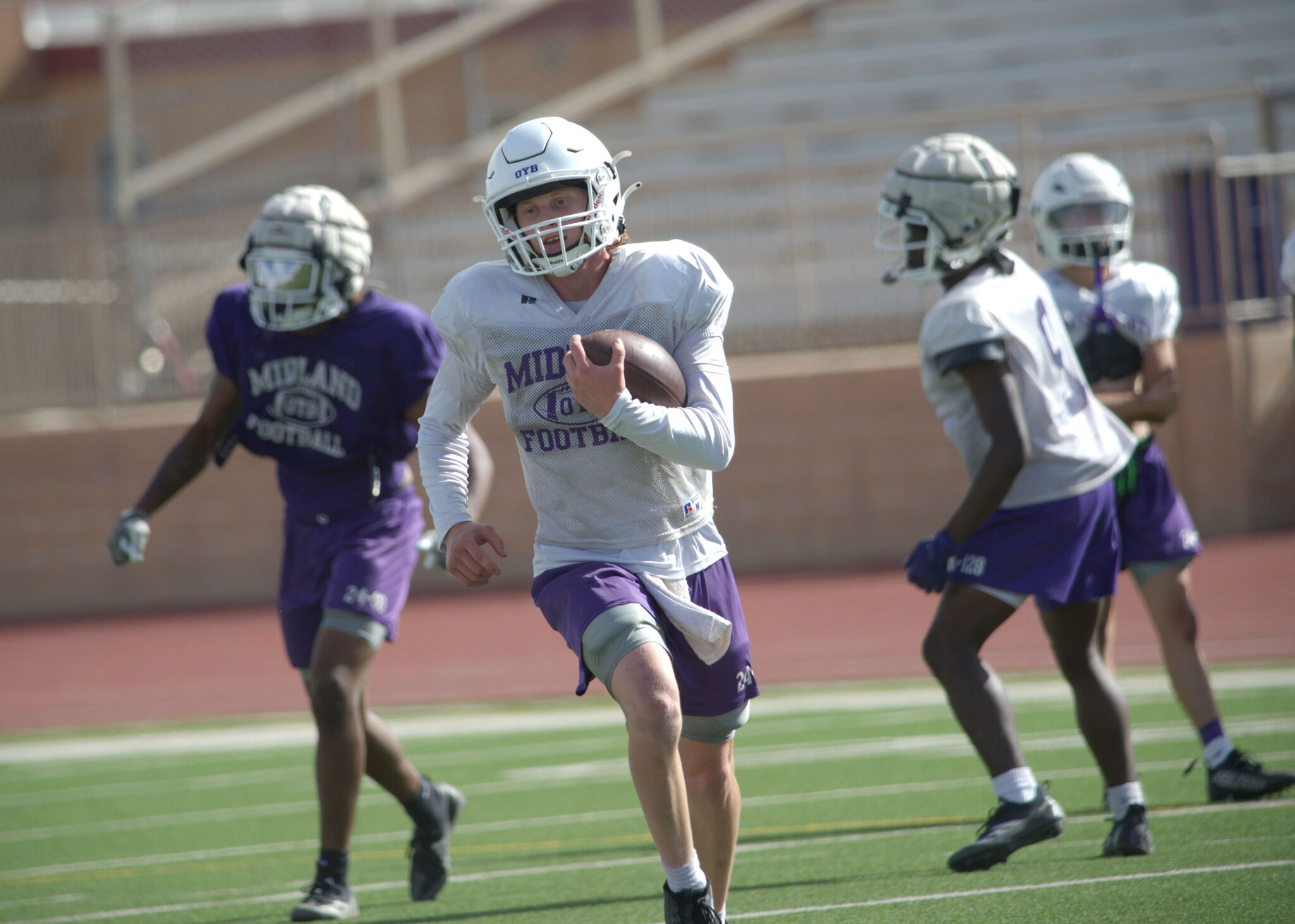 Midland High to showcase new faces at spring football game
