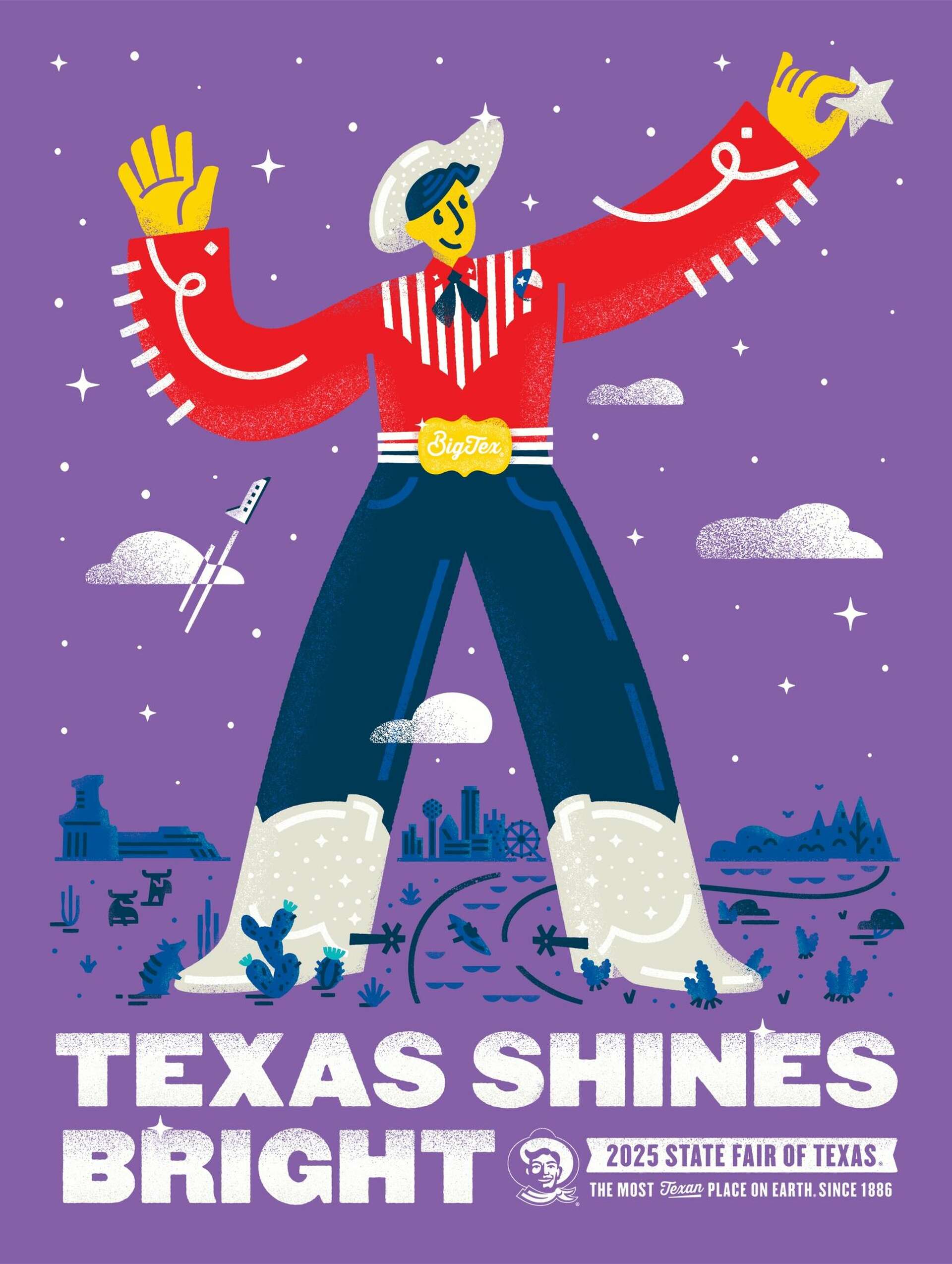 Big Tex the focus of State Fair of Texas commemorative art for 2025