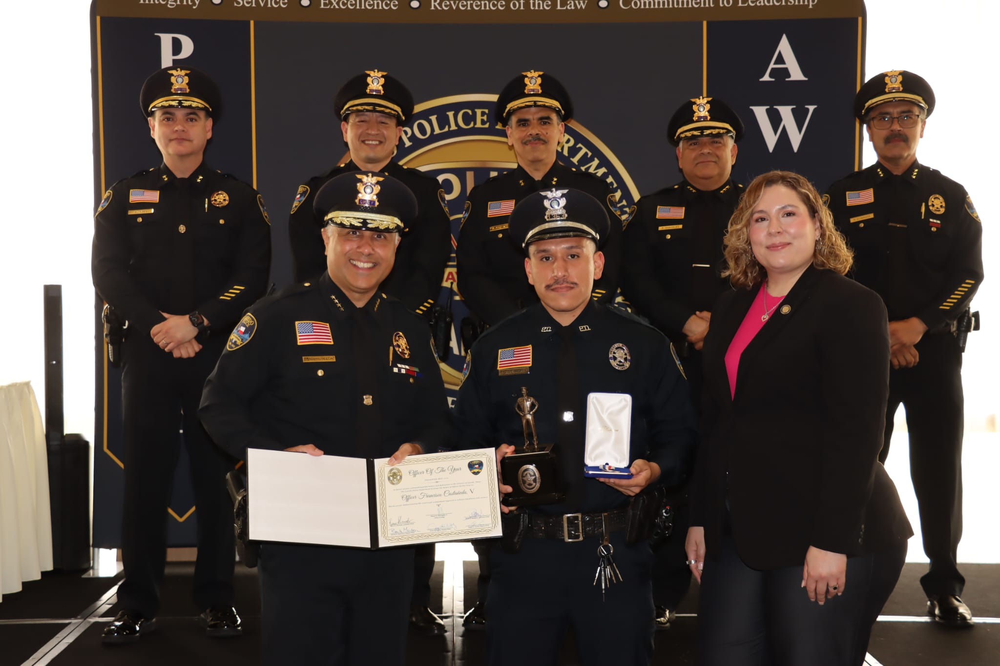 Francisco Castañeda named Laredo Police Department Officer of the Year