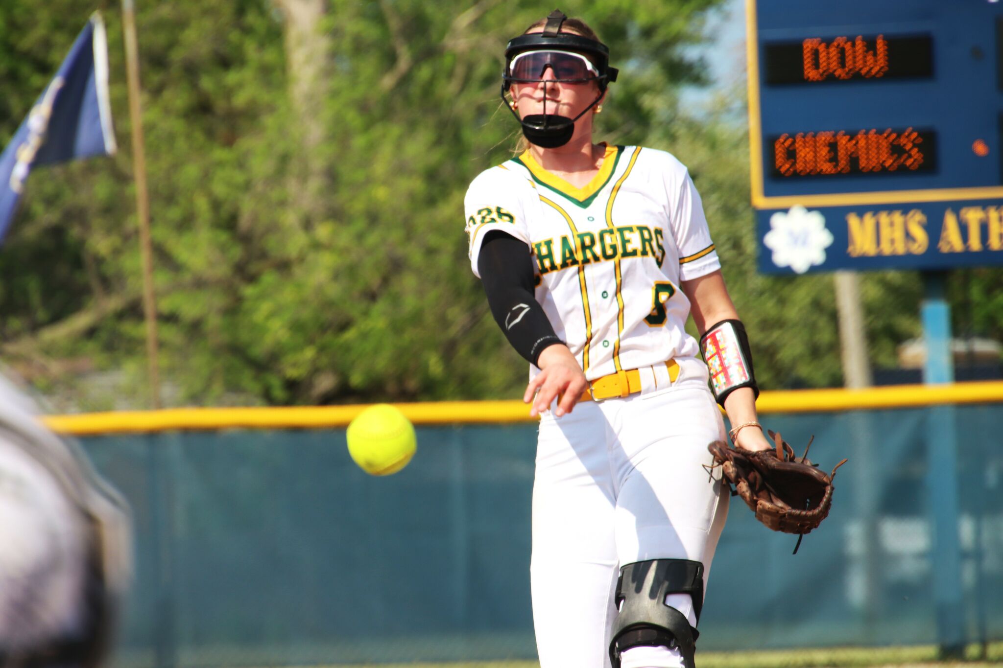 Chargers sweep Chemics in SVL softball showdown
