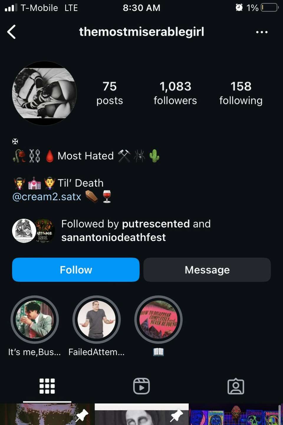 Neo-Nazi icon, Charles Manson tattoo on Ashley Pardo Instagram