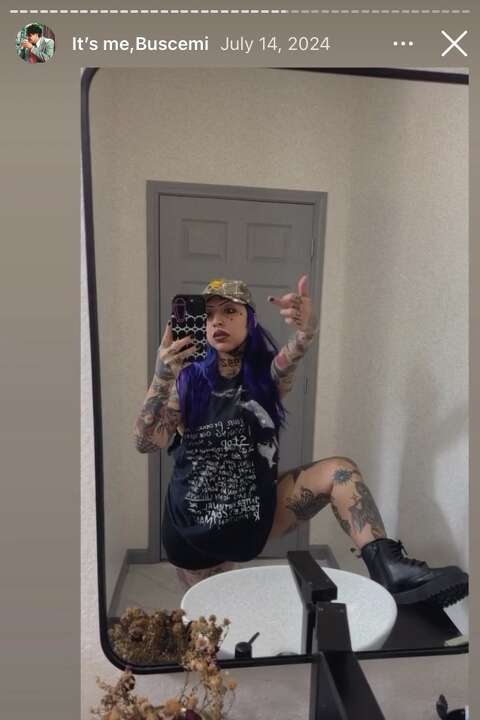 Neo-Nazi icon, Charles Manson tattoo on Ashley Pardo Instagram